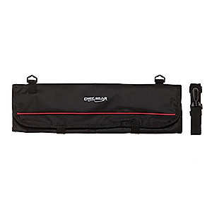 Ergo Chef 9 Pocket Professional case roll Bag Black Knife Edge Guards Chef Gear