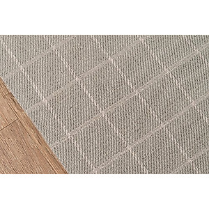 Erin Gates by Momeni Marlborough Deerfield Grey Hand Woven Wool Runner 2'3" X 8'