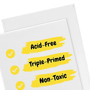 Mr. Pen- Cotton Canvas Panels, 5 Pack, 5x7 Inch, Triple Primed for Oil & Acrylic Paints, Canvas Boards for Painting, Painting, Drawing & Art Supplies, Blank Canvas for Painting, 3mm Thickness.