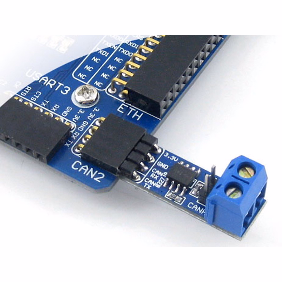 SN65HVD230 CAN Board Accessory Board 3.3V Onboard CAN Transceiver SN65HVD230 Compatible with PCA82C250 with ESD Protection. for Connecting Microcontrollers to The CAN Network