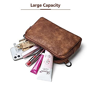 YIQUN Backpack Purse for Women, Leather Purse Backpack Shoulder Bag Designer women backpack Travel Backpack with Belt Bag