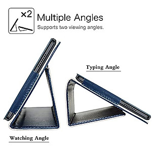 JRTAL Compatible with TCL TAB 8 LE Case/TCL TAB 8 Plus Case/TCL TAB 8 WiFi Case,PU Leather Slim Folio Stand Cover for 8" TCL TAB 8 LE 9137W/TCL TAB 8 Plus 9138S/TCL TAB 8 WiFi 9132X1,Blue