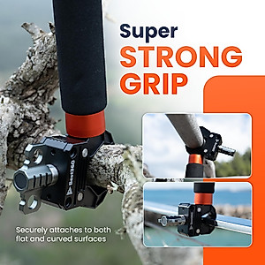 Best360 Aluminium Camera Clamp, Compatible with Insta360 X4/X3/ONE X2/ONE RS/ONE RS 1-INCH 360, for Bicycle/Motorcycle/Timelapse, 360 Action Camera Mount