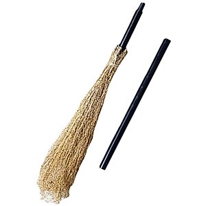 BUTIFULSIC Harry Broomstick Halloween Costume Props Halloween Besom Decor Wizard Broom Props Wizard Cosplay Adult Home Accessories Decor Witch Broomtick Prop Wooden Classic The Witch