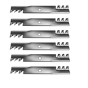 RAParts 6pk Mower Blades Fits Exmark, Fits Toro 52" Cut 103-6402 103-6387 109-6873