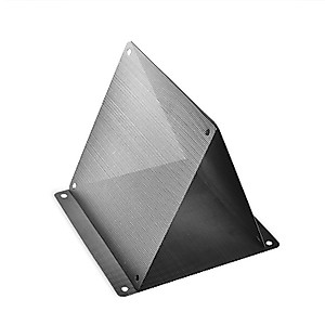 EBOOT 120 mm PC Fan Filters Dust Filter Computer Fan Filter Cooler PVC Black Dustproof Case Cover Computer Mesh 10 Packs with 40 Pieces of Screws