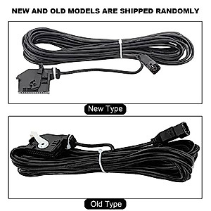 KIMISS RGB Camera Video Harness, RGB Rear View Camera Cable Socket Video Harness Fit for RNS315 RNS510 RCD510