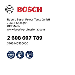 Bosch Professional 2608607789 Sandpaper1 Rolle B.f.Stone WP 115 mm x 5m, Grainage, Black