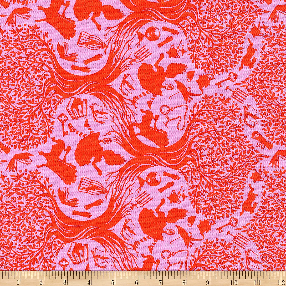 Tula Pink Curiouser and Curiouser Down the Rabbit Hole Wonder, Fabric by the Yard
