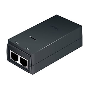 Ubiquiti Networks 24-Volt Dc 12W Poe Adapter, Max Surge Discharge 1500A Power - Protects Against ESD Events - Compatible with airGateway, (POE-24-12W)