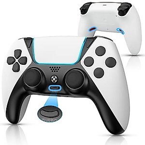OUBANG Control for PS4 Controller, Game Remote for Elite PS4 Controller with Turbo, Steam Gamepad Work with Playstation 4 Controller with Back Paddle, Scuf Controllers for PS4/Pro/PC/IOS/Android Gamer