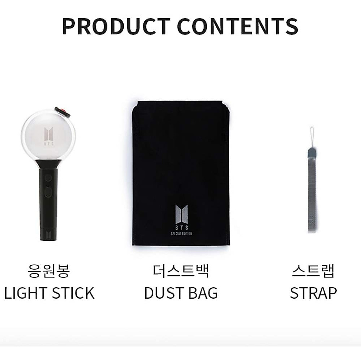 HYBE BTS Official Light Stick SE - MAP of The Soul (Incl.IDOLPARK Special BTS PhotocardS Set)