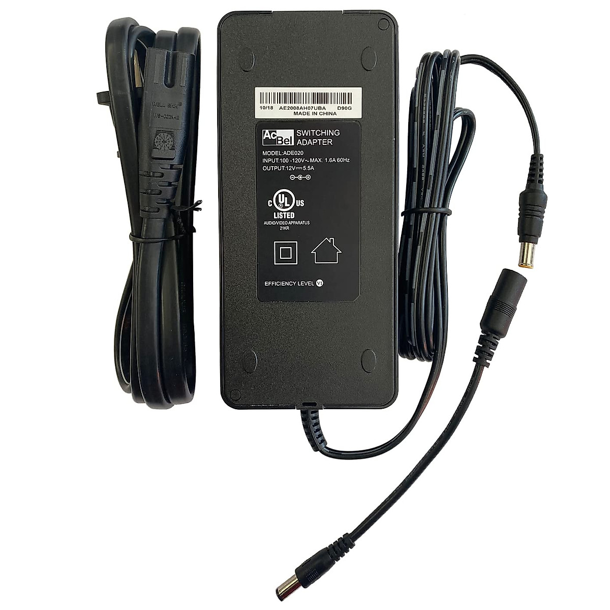 UL Listed 12V AC/DC Adapter Compatible with DeVilbiss 7305 7314 73XX Suction Unit 7314P-D 7304D-619 7305P-613 Healthcare AD5012N2LM UE UE48-120300SPA1 UE150526FLM02-R 33W 3A 4.16A Power Supply Charger