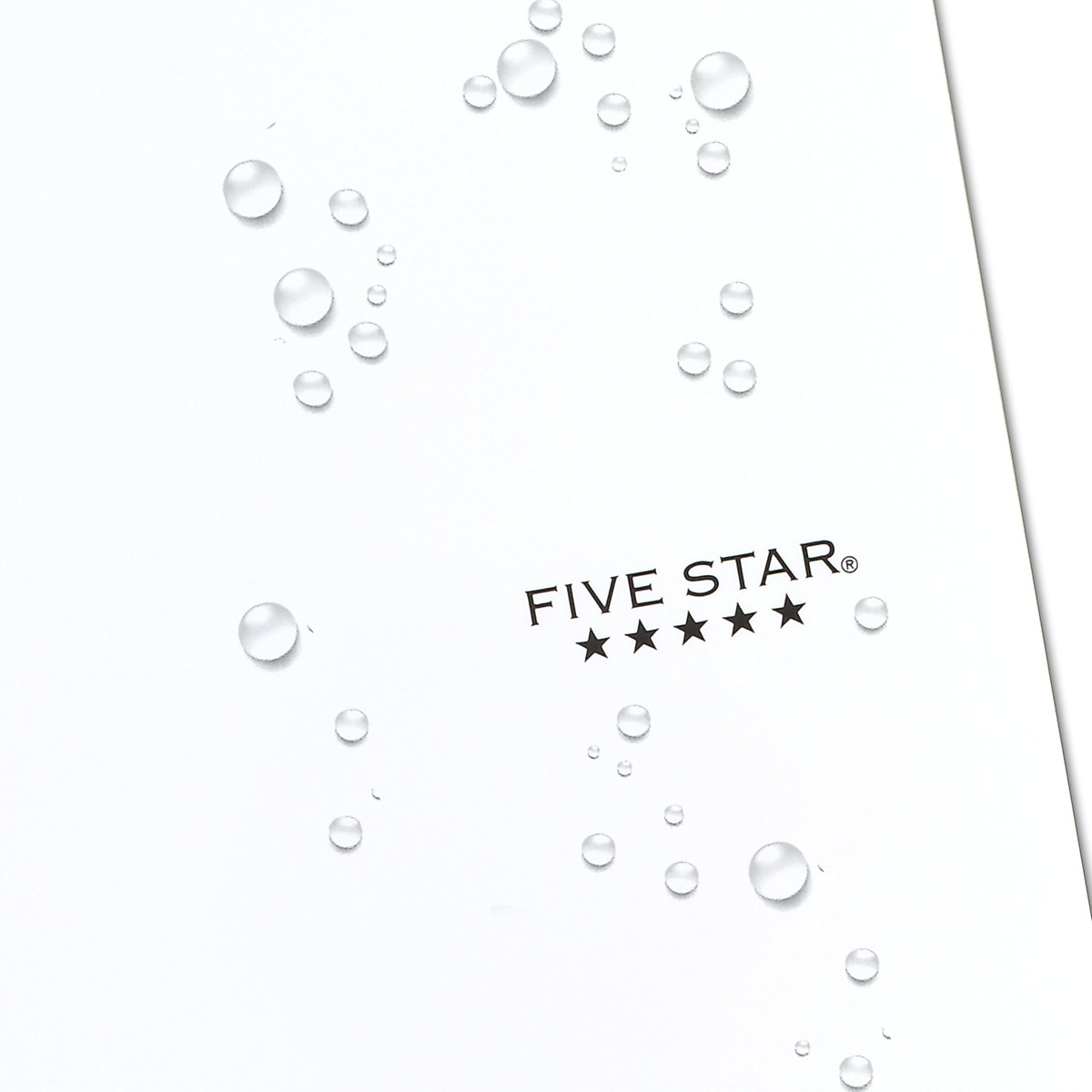 Five Star Spiral Notebook + Study App, 3 Subject, College Ruled Paper, 11" x 8-1/2", 150 Sheets, White, 1 Count (72464)