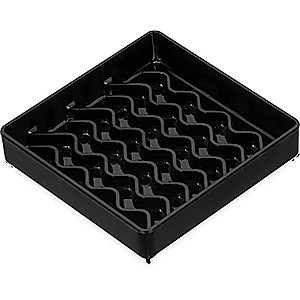 Carlisle FoodService Products 1102003 Square Drip Tray, San, Black