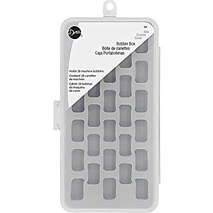 Dritz, Stores 28 Bobbin Box, Clear