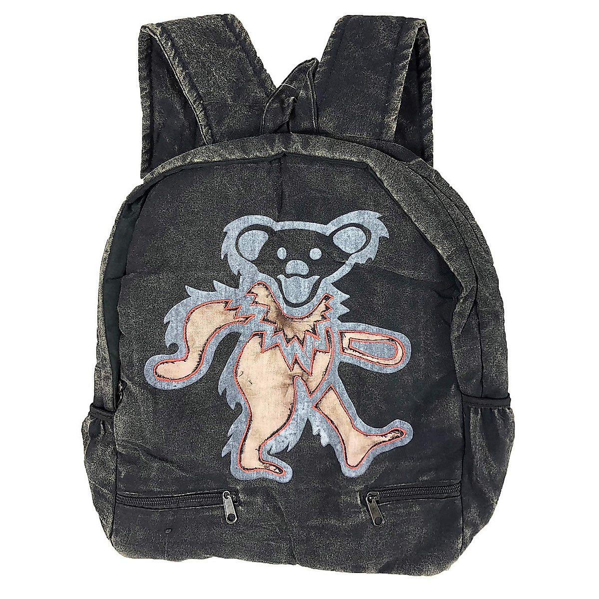 Jedzebel Aiko Dancing Bear Hipster Back Pack | Jayli | Grateful Dead | GD-B107-BLK