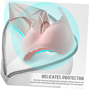 2pcs Three-dimensional Laundry Bag Mesh Bag Travel Laundry Bags Underwear Washing Bag Stockings Washing Protector Bags Bra Washer Protector Laundry Bag Grey BUGUUYO