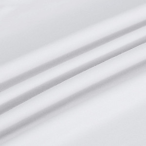 EaseWay Women's Basic Adjustable Spaghetti Strap Cami Under Mini Dress White