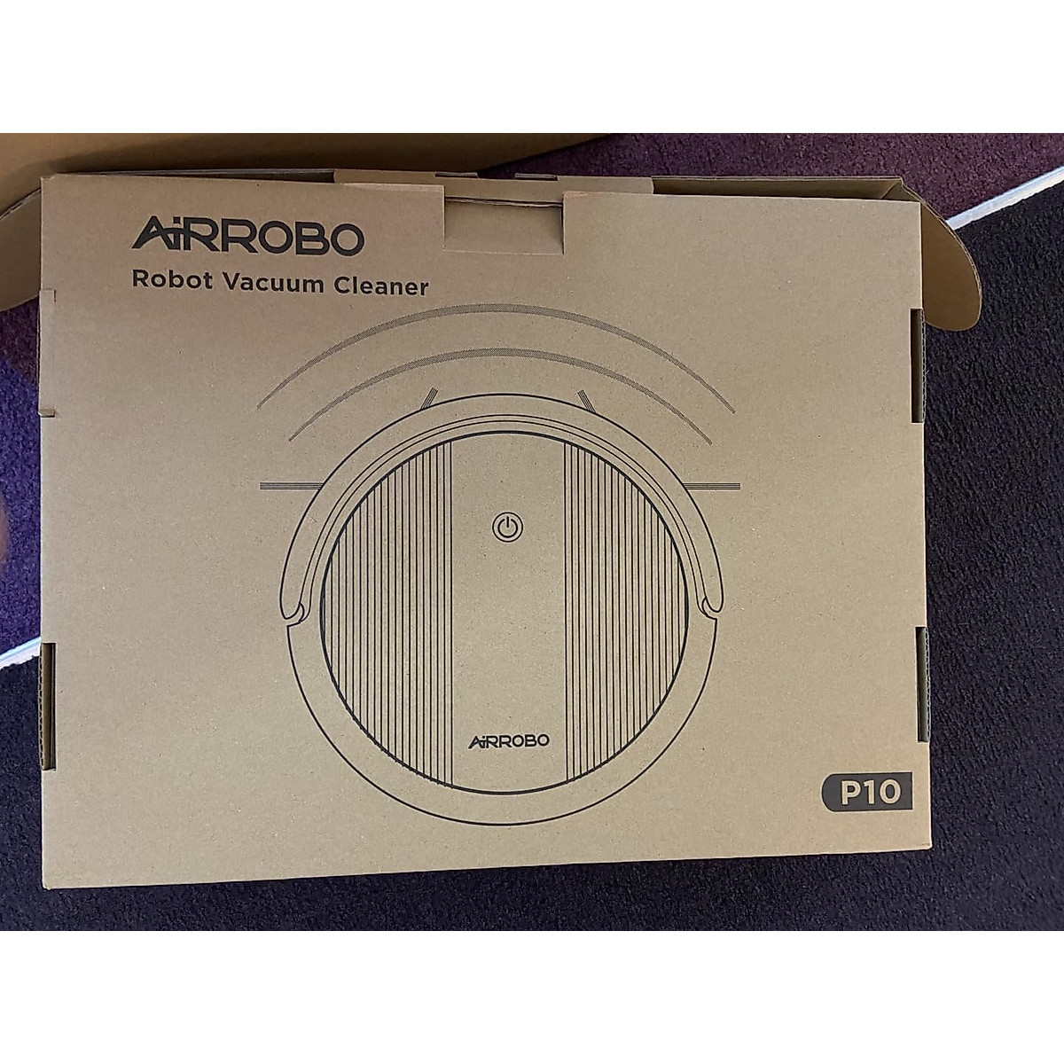 AIRROBO Robot Vacuum Cleaner, 2600Pa Strong Suction Power Robotic Vacuums, WiFi Connected, App Control, Works with Alexa and Google Home, Self Charging, Ideal for Hard Floor, Carpet, Pet Hair, P10