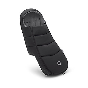 Bugaboo, Midnight Black Footmuff - All-Season, Waterproof, Polyester Stroller Accessory