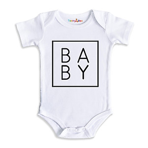 Teeny Fox Baby Bodysuit Letter Printed Family Cute Matching Outfits Couple Shirts