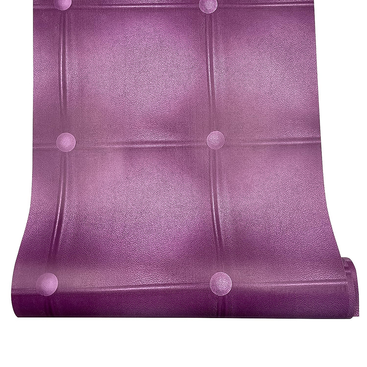 Yifely Purple Grid Shelving Paper Removable Shelf Liner PVC Drawer Sticker Redo Old Nightstands Doors 17.7 Inch by 9.8 Feet