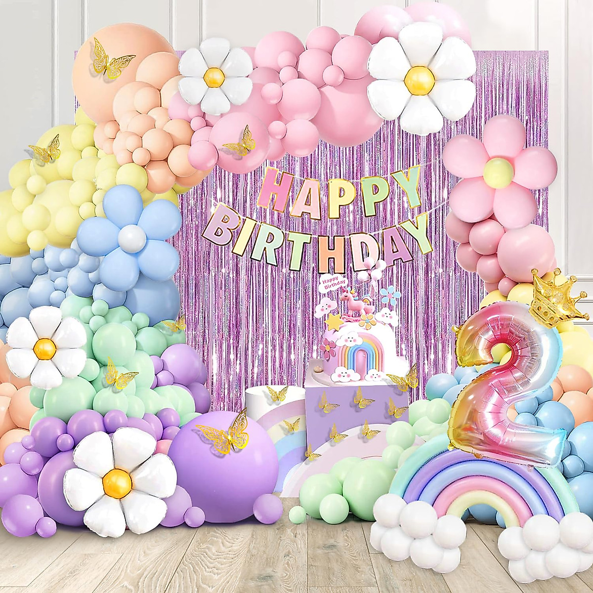 4 Pack Pink Tinsel Curtain Metallic-12.8x8.2 Feet, Slmeno Glitter Pink Fringe Curtain, Pink Party Curtain, Pink Tinsel Backdrop, Pink Streamer Backdrop, Pink Foil Fringe Curtain, Pink Glitter Backdrop