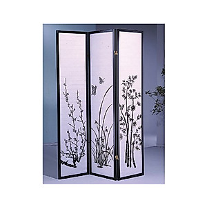 SQF Floral Room Divider 3 OR 8 Panel (3)