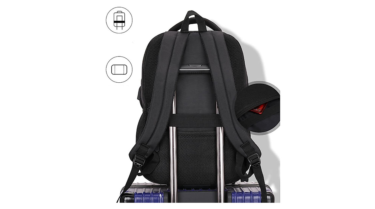 Travel Laptop Backpack for Men and Women | Water-Resistant & USB Charging
