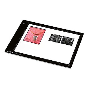 Kaiser Slimlite Plano 5000K 10.5x15.5" Battery/AC Thin Dimmable LED Lightbox (202454)