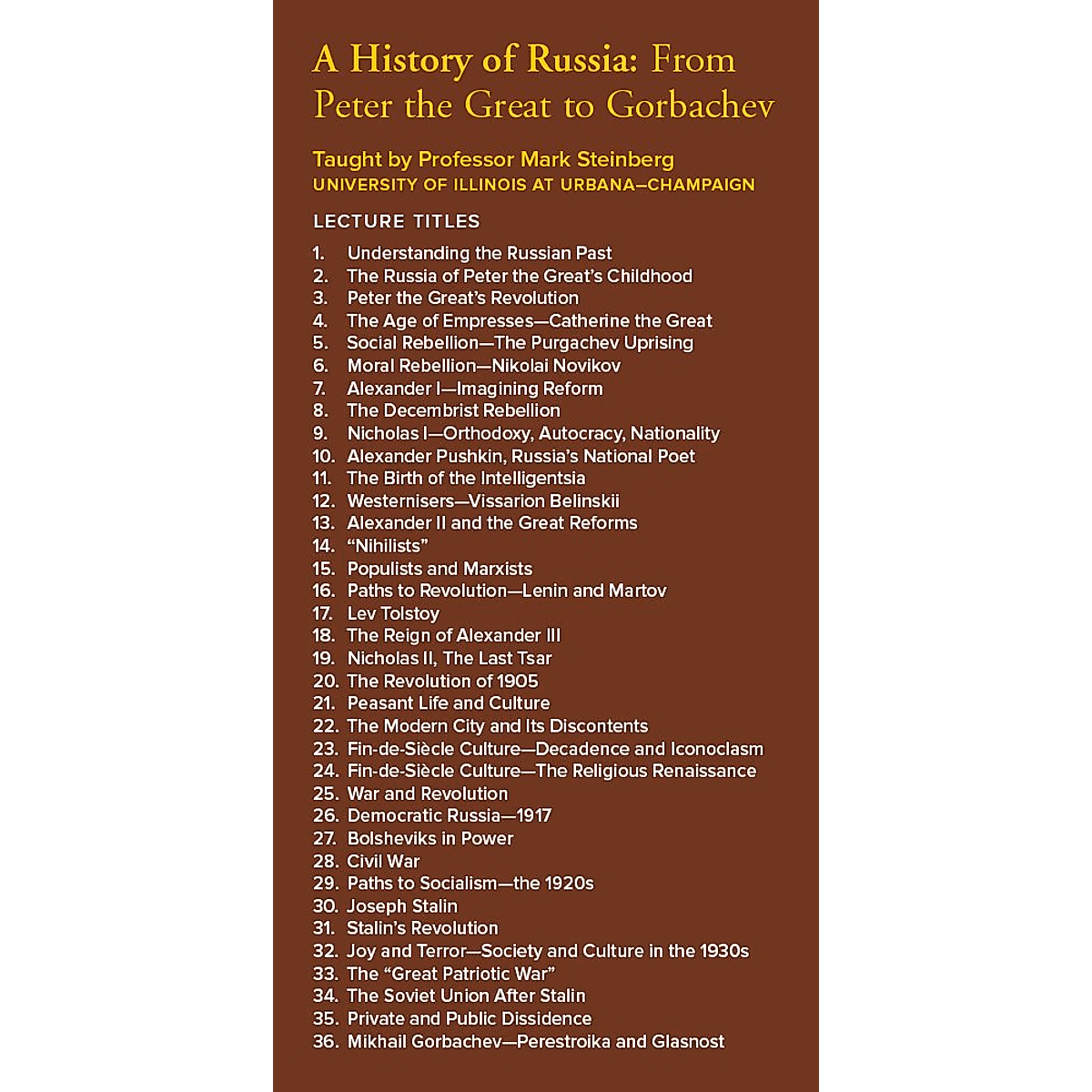 A History of Russia: From Peter the Great to Gorbachev