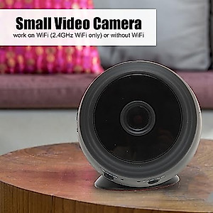 Yoidesu Mini WiFi Camera 1080P Rechargeable Night Vision 360 Rotation Small Video Camera for Home Office