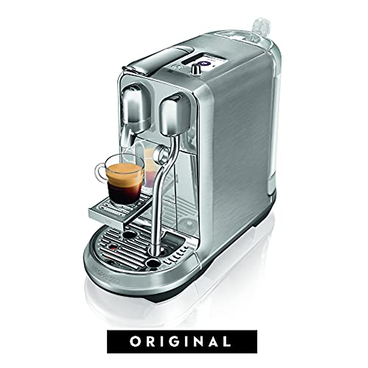 Breville Nespresso BNE800BSS Creatista Plus Espresso Machine, Brushed Stainless Steel & Nespresso Capsules OriginalLine, Barista Flavored Pack, Mild Roast Espresso Coffee, Brews 1.35 Ounce