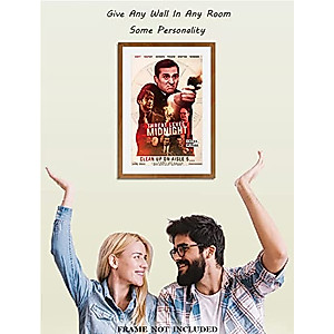 UpdateClassic Threat Level Midnight Gaming Poster and Prints Unframed Wall Art Gifts Decor 11x17 Style 02 for Office