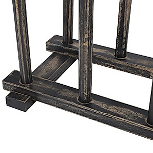 Maison Sucasa Boot Rack, 6 Pair Capacity, Freestanding, Shoe Organizer, Entryway, Mudroom, Wood, Brown