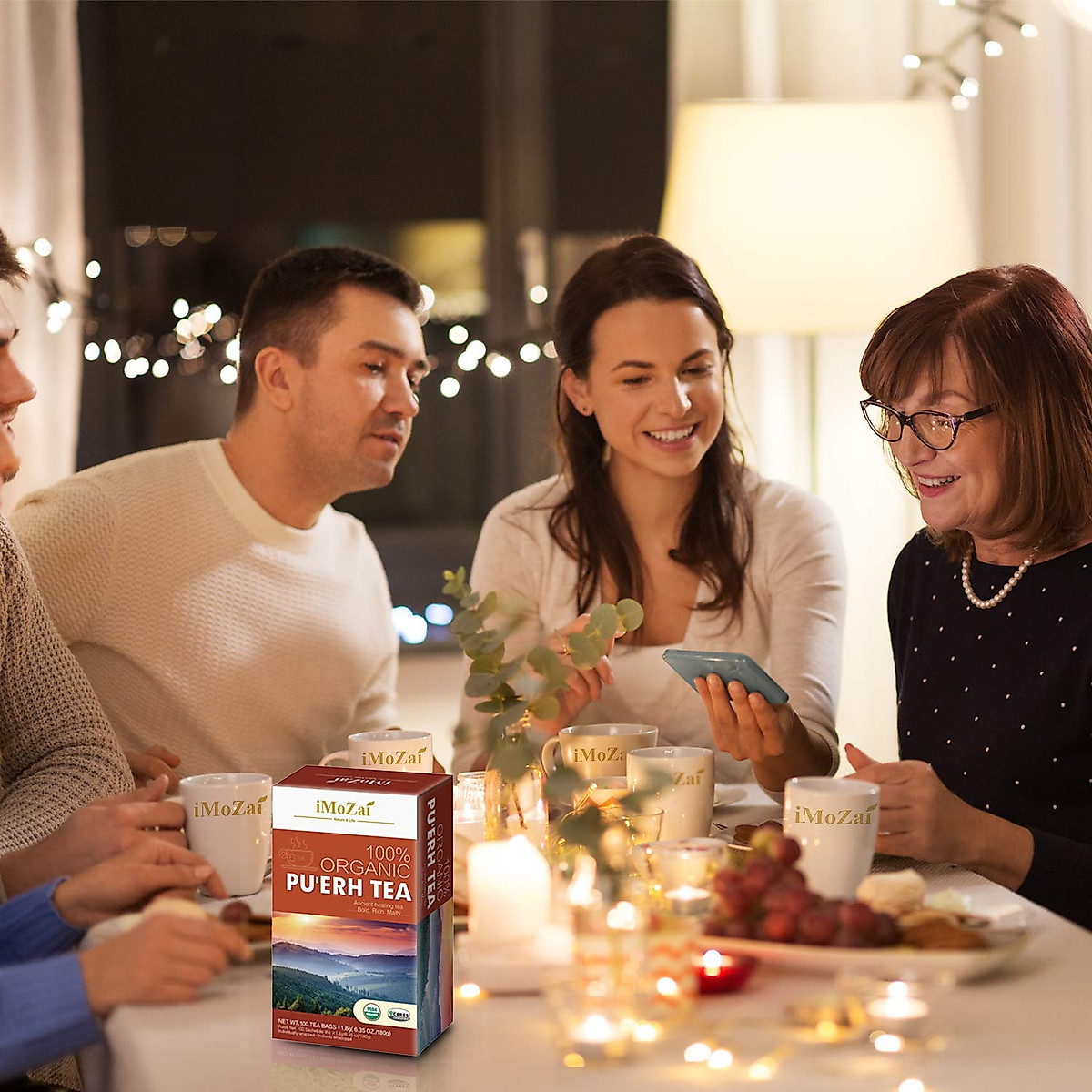 Imozai Organic Puerh Tea Bags 100 Count Individually Wrapped — 🛍️ The ...