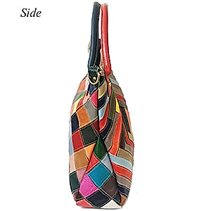 Poopy Women Purses and Handbags Shoulder Bags Ladies Designer Top Handle Satchel Tote Bag (multicolored)