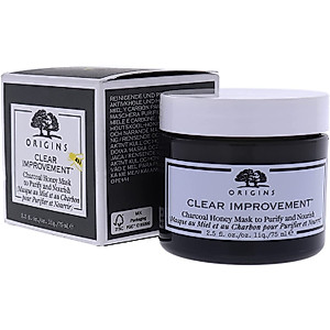 Origins Clear Improvement Charcoal Honey Mask To Purify & Nourish, 2.5 Fl Oz