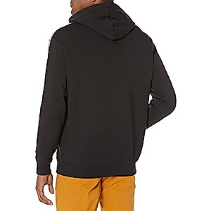 adidas Originals Men's 3 Stripe Hoodie, Black/Team Power Red/Team Collegiate Gold/White, X-Large