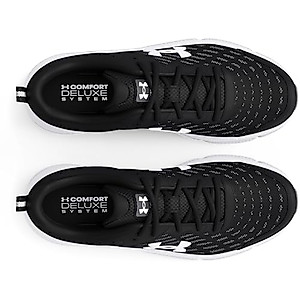 Under Armour Men's Charged Assert 10, (001) Black/Black/White, 10.5, US