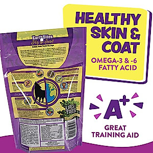 Earthborn Holistic EarthBites Hip & Joint Grain-Free Moist Treats for Dogs, 7.5 Ounce Bag