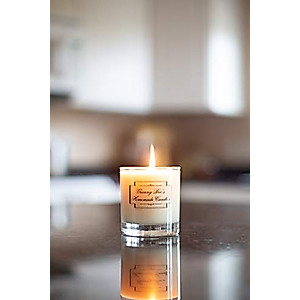 Granny Bee Creme Brulee Scented Candle - Sweet Vanilla Candle With Salted Caramel - Handmade Natural Soy Jar Candle Hand Poured in USA for Aromatherapy and Stress Relief - No Lead Wick, 11 Ounce