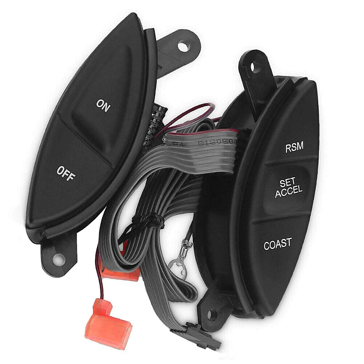 F87Z9C888BB Steering Wheel Mounted Cruise Control Switch Fits for Explorer F-150 Ranger Mercury Mountaineer 1998-2004 Replace# F87A-9D809-BA 901-399 F87A9D809BA