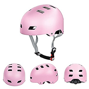 LANOVAGEAR Kids Helmet Knee Pads Ages 2-8, Adjustable Toddler Bike Helmet Knee Elbow Wrist Pads for Skating Scooter Roller Skates Cycling Bicycle