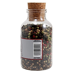 Olde Thompson Pepper Supreme, Whole Pepper Blend With White, Black, Pink, Green Peppercorns, 5.8 oz