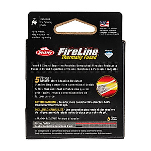 Berkley FireLine® Superline, Crystal, 4lb | 1.8kg, 50yd | 45m Fishing Line, Suitable for Freshwater Environments, 125yd | 114m