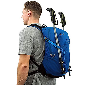 Osprey Hikelite 18L Unisex Hiking Backpack, Blue Bacca