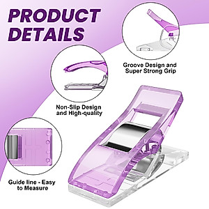 Bofoho 100pcs Sewing Clips Multipurpose Quilt Clips for Fabric Multi-Colored Plastic Sewing Quilting Supplies Craft Clips for Small-Scale Projects and Crafting Tools Accessories