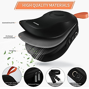 RCGEEK HiBloks Carrying Case for Meta Quest 3 Accessories, Hard Travel Case for Oculus Quest 3 All-in-One VR Headset and Controllers, Quest 3 Backpack Portable Storage Bag